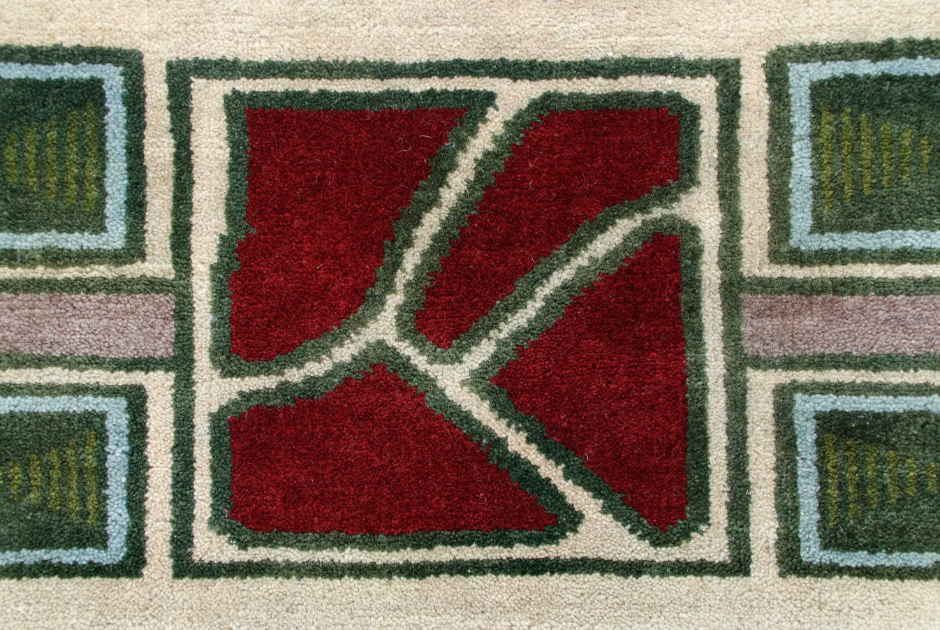 Craftsman Rose Rug PC-59 | Craftsman Mission Style Dard Rose Motif Rug ...