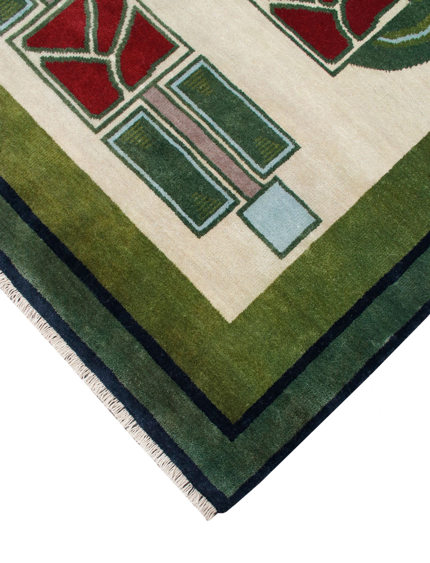 Craftsman Rose Rug PC-59 | Craftsman Mission Style Dard Rose Motif Rug ...
