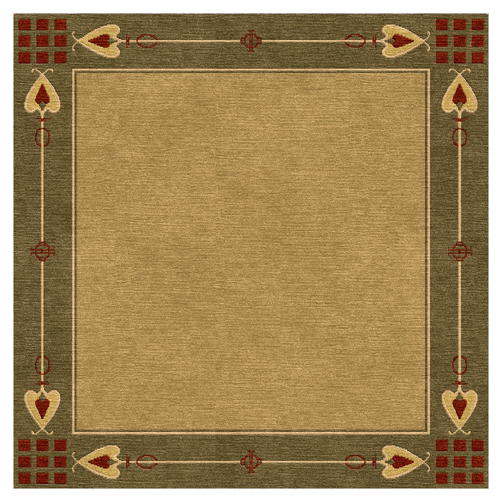 Highland Park Stickley Rug- Green RU-1170 – Modern Bungalow Furniture ...