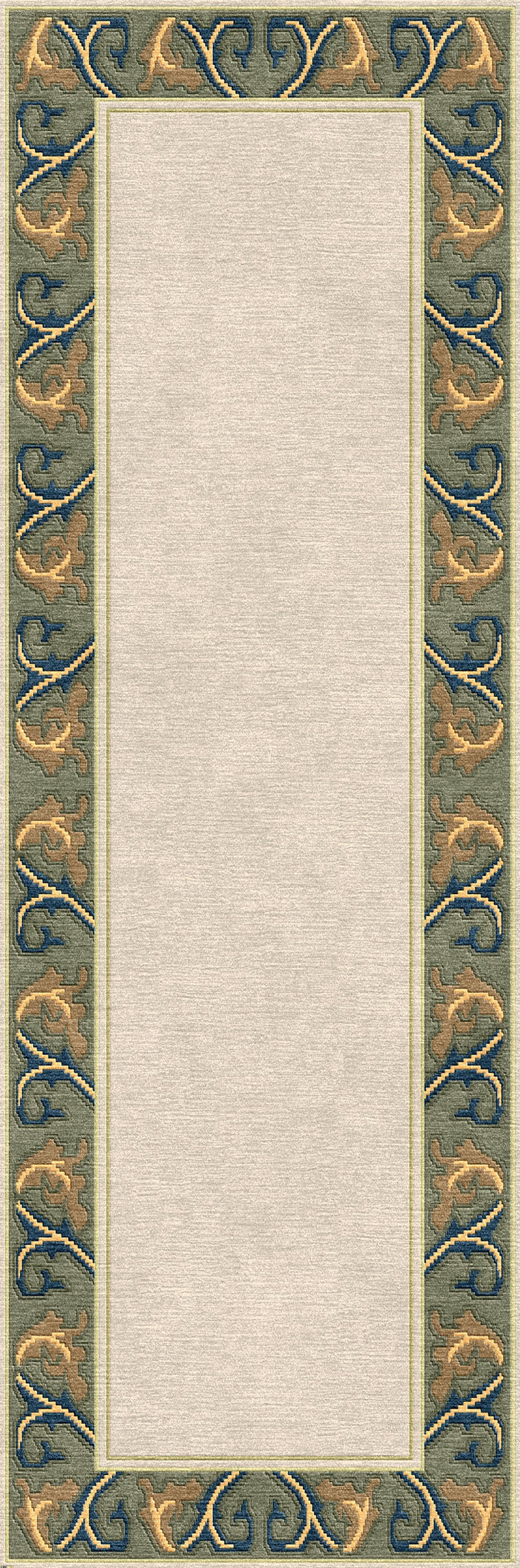 Streatham Park Rug PC-53A| Craftsman Style Hand Knotted Carpet RU-1535 ...