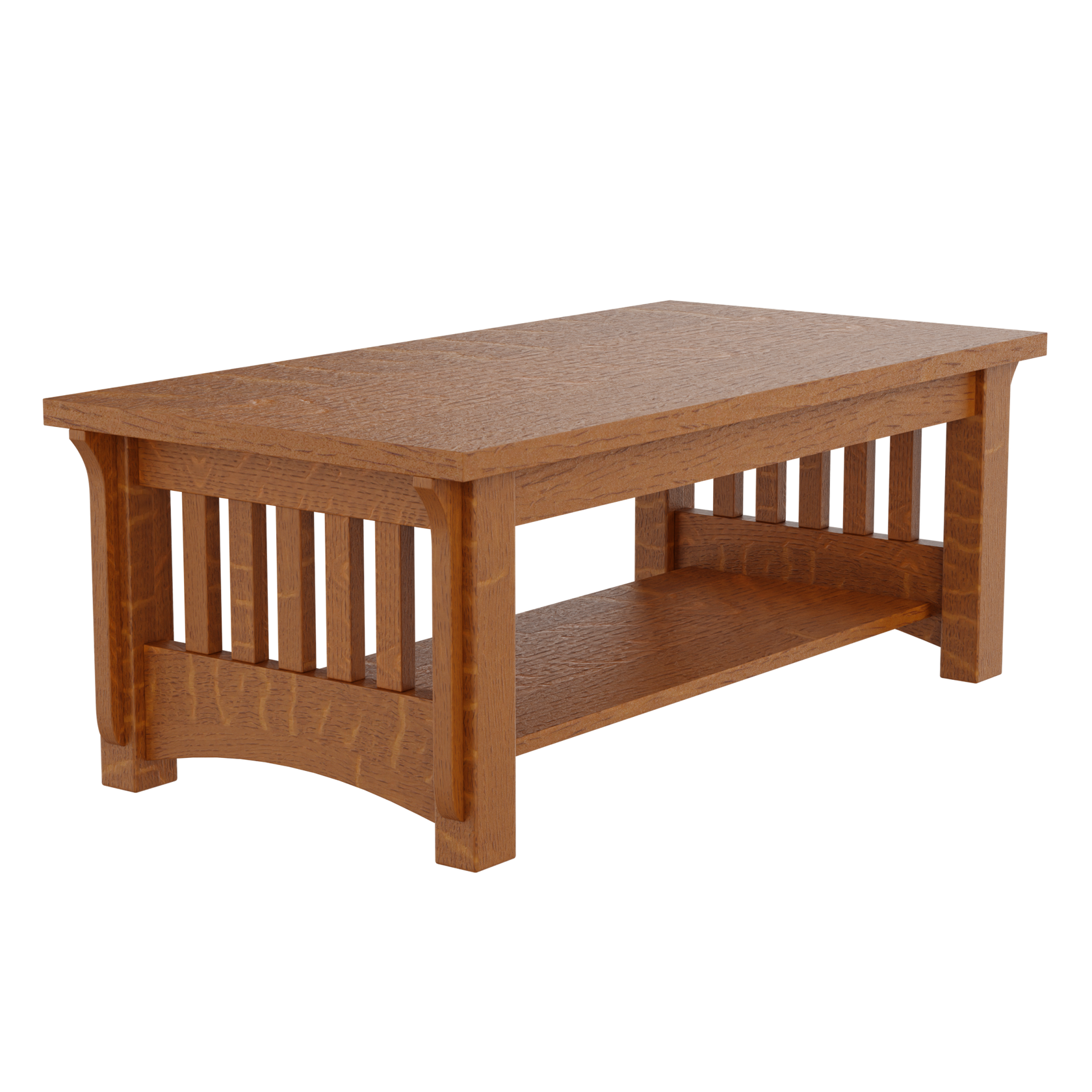 Prairie Mission Spindle Coffee Table- Lift Top Optional