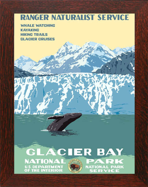 Glacier Bay WPA Poster – Modern Bungalow Furniture and Design