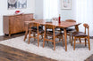Elroy Leg Table - Solid Top in your choice of wood and finish – Modern ...