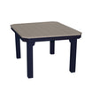 Poly Wood Outdoor 44 Inch Rectangle Table – Modern Bungalow