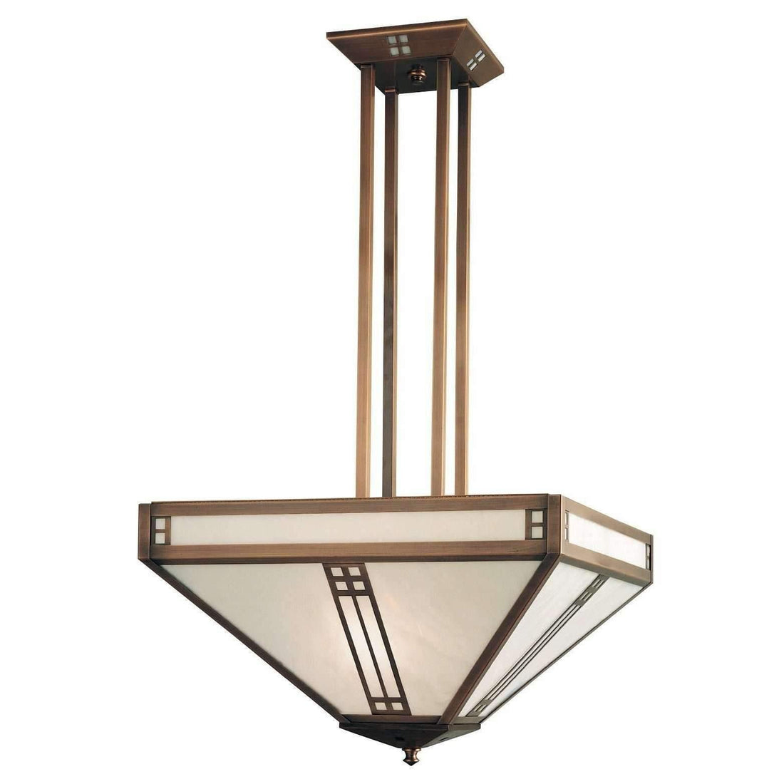 Arroyo Craftsman PCH-18 | Prairie Inverted Chandelier | Modern Bungalow
