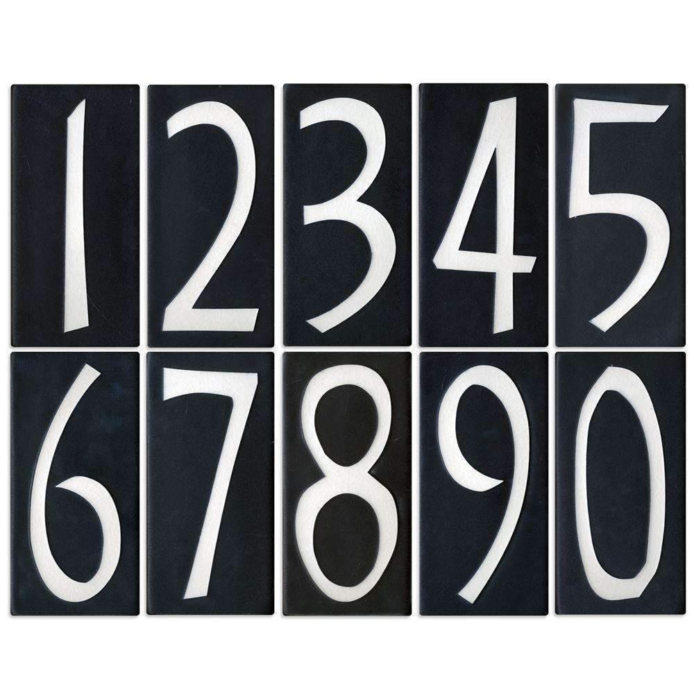 Motawi Black Number Tile – Modern Bungalow Furniture and Design