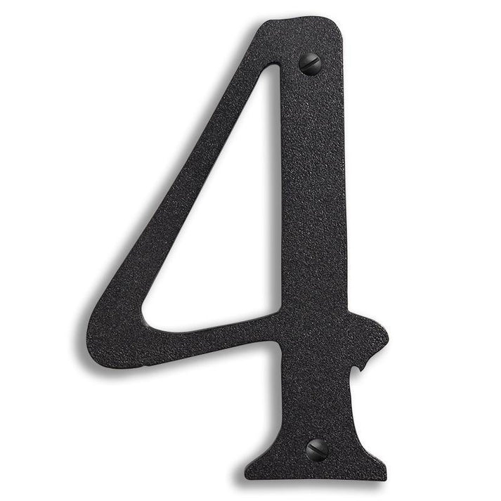 Cutout solid metal house numbers in your choice of finish- 5 inches ...