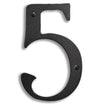 Cutout solid metal house numbers in your choice of finish- 5 inches