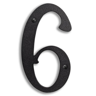 Cutout solid metal house numbers in your choice of finish- 5 inches