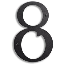 Cutout solid metal house numbers in your choice of finish- 5 inches