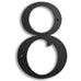 Cutout solid metal house numbers in your choice of finish- 5 inches