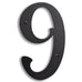 Cutout solid metal house numbers in your choice of finish- 5 inches