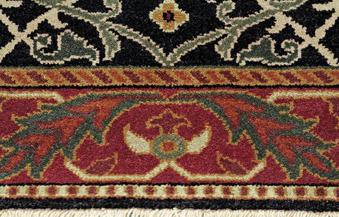 Black Tree Wool Rug PC-37A| Craftsman Style Hand Knotted Carpet ...