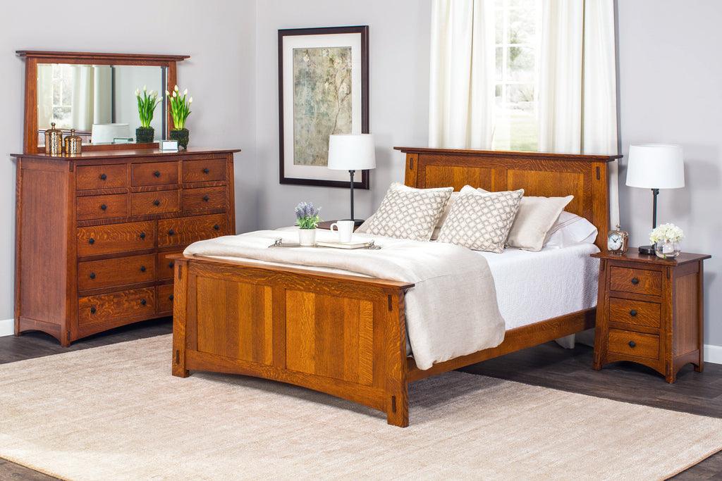 McCoy Bed in your choice of wood and finish – Modern Bungalow