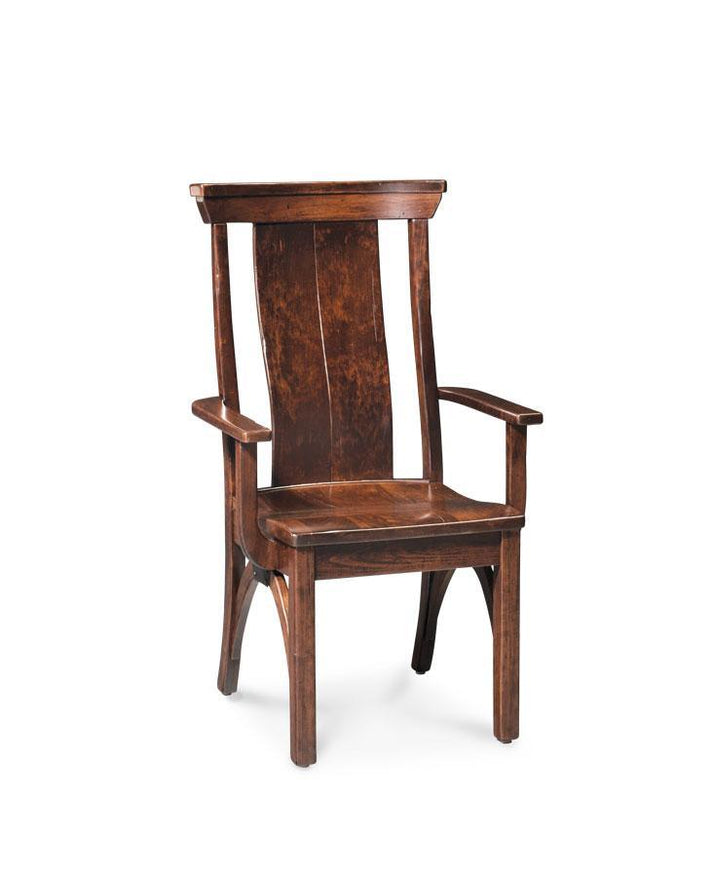 B&O Railroad Trestle Bridge Arm Chair in your choice of wood and finish