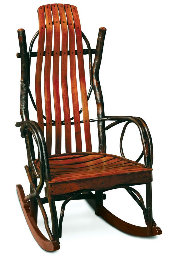 Express Ship Cherry Hollow Bentwood Rocker in your choice of wood and ...